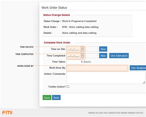 When To Use The Completed Work Order Status