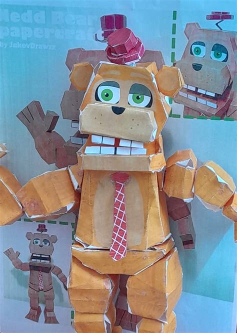 Nedd Bear Papercraft By Glamrocknightbear On Deviantart
