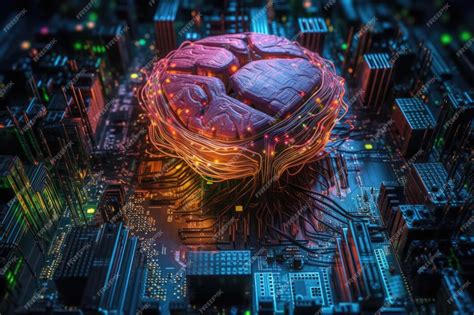 Premium Ai Image Ai Communication Network Artificial Intelligence Data Mining Deep Learning