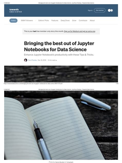 Bringing The Best Out Of Jupyter Notebooks For Data Science By Parul