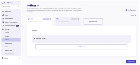 Multi Indices Indices Doofinder