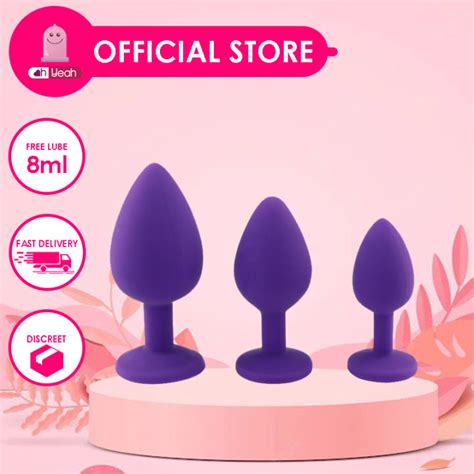 Smooth Touch Silicone Anal Plug Butt Plug With Jewel Sex Toy Lazada Ph