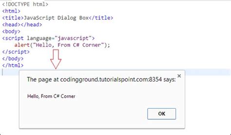 Dialog Boxes In Javascript