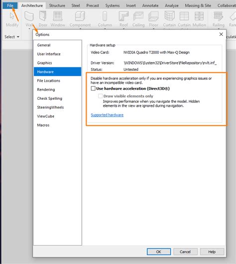 在 Revit 三维视图中编辑图元时显示不正确的边