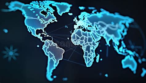Global Digital Map Shows Intricate Network Connections Across Countries