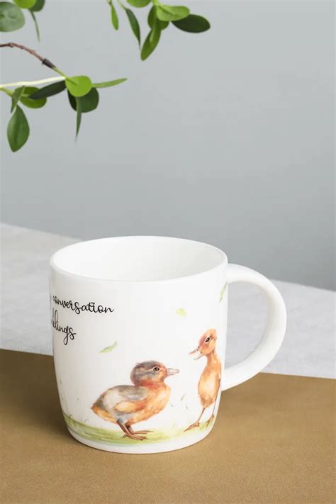 Фарфоровая кружка с принтом Animals 21maison - цена 550 ₽ купить в ...