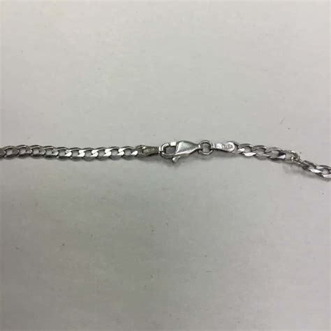 925 Silver Chain Necklace As News New Without Tags Salvos Stores