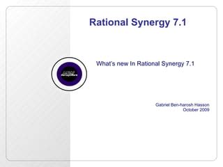 What S New In Rational Synergy 7 1 PPT Computing Technology Computing
