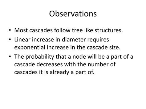 Ppt Cascading Behavior In Large Blog Graphs Patterns And A Model