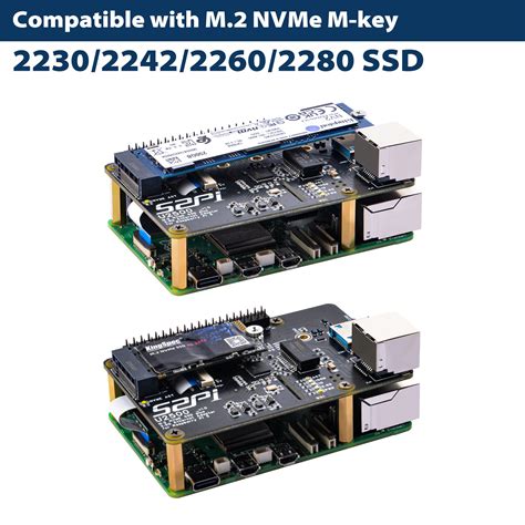 52pi M 2 Nvme Ssd Plus 2 5g Ethernet Adapter For Raspberry Pi 5 W01 U 52pi Store