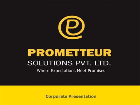 prometteur solutions pvt ltd ppt