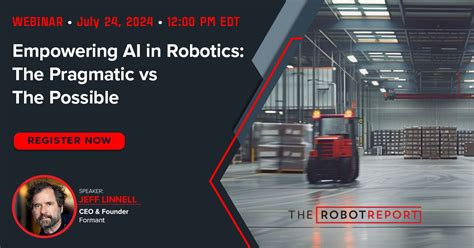 Join Our Webinar On Ais Impact On Robotics Formant Posted On The Topic Linkedin