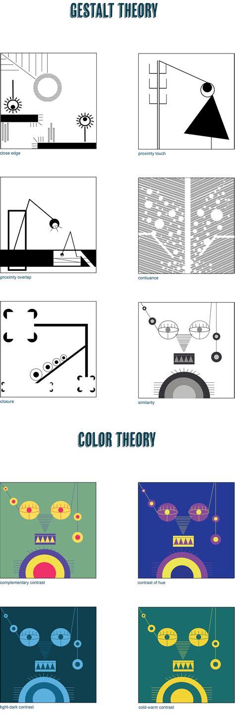 Gestalt Theory And Color Theory On Behance