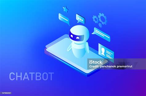 Ai Chat Bot Technology Concept People Chatting With Robot Asking Questions And Receiving Answers