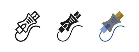 Usb Type C 커넥터 아이콘입니다 현대 충전 및 데이터 전송 케이블 그림 되돌릴 수 있는 포트 플러그 기호 범용 연결 픽토그램 전력 전달을 위한 전자 장치 액세서리