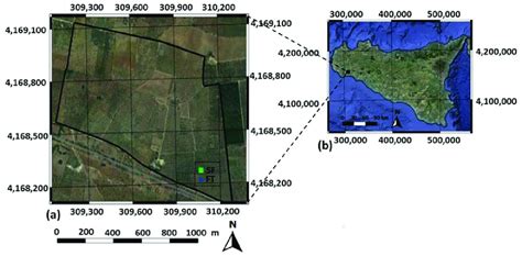 A Geographical Location Of The Experimental Fields The Continuous