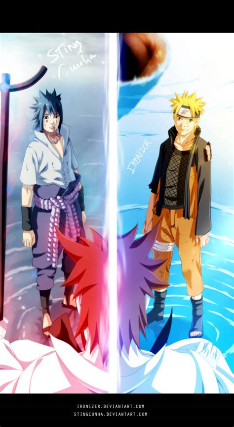 Naruto 671 Sasuke And Naruto Colab By Stingcunha On Deviantart