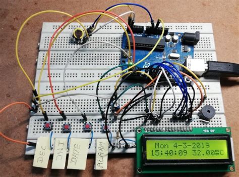 Arduino Alarm Clock With Time Setting Artofit