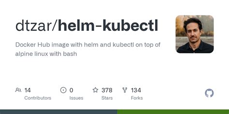 github dtzar helm kubectl docker hub image with helm and kubectl on