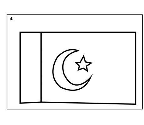 A Step By Step Guide On How To Draw A Flag Of Pakistan Trying Drawing