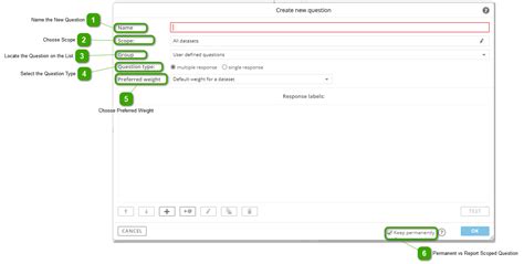 User Defined Question Overview