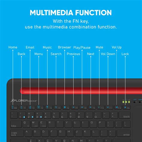 Alcatroz Xplorer Dock 2 BT Bluetooth Ultra Slim Wireless Keyboard With Track Pad Shopee Malaysia