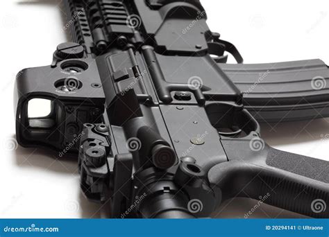 Us Spec Ops M4a1 Assault Carbine Stock Image Image Of Rifle Black 20294141