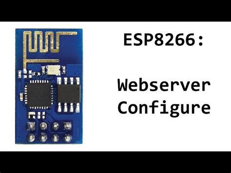 Esp8266 Arduino Webserver Tutorial Code Youtube Build A Simple Web