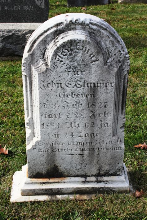 Johannes Schleifer John” Stauffer 1827 1889 Find A Grave Memorial