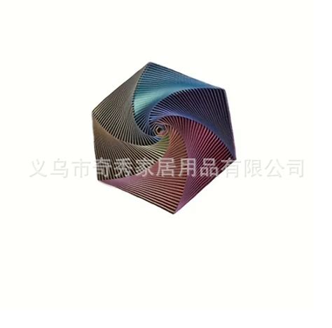 Fractal Fidget Hexagon 3d打印六边形解压玩具立方体fidget玩具 阿里巴巴