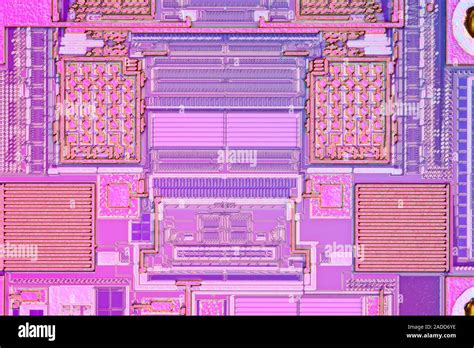 Light Micrograph Of A MEMS MicroElectroMechanical System Microphone Amplifier Wafer MEMS