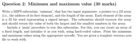 Below Is The Minmaxasm In Which You Can Treat The