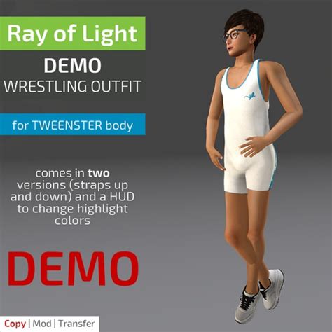 Second Life Marketplace Rl Wrestling Outfit Demo