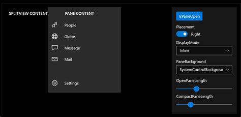 Splitview Sample Needs Work For Right Alignment · Issue 322 · Microsoftwinui Gallery · Github