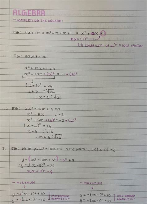Math Algebra Practice Math Notes School Organization Notes