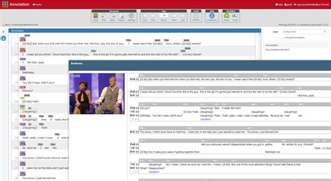 Annotation And Multimedia Transcript Score View In Webanno Mm