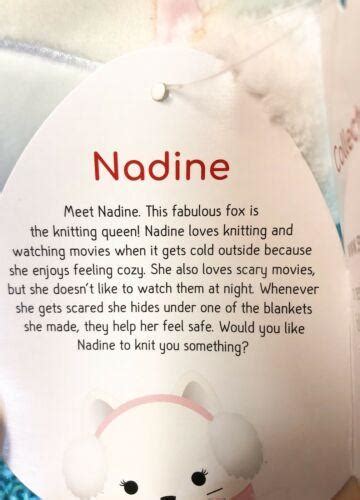 Kellytoy Squishmallow 12 Nadine The Arctic Fox New Christmas Lt Ed Htf Plush 3765605713