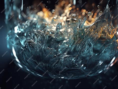 Premium Photo Wallpaper Abstract Fluid Fractal