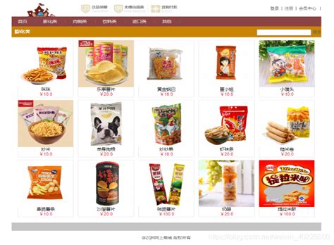 Javaweb零食商城系统设计与实现（ssm项目）（含论文和源码）基于ssm框架的零食商城论文 Csdn博客