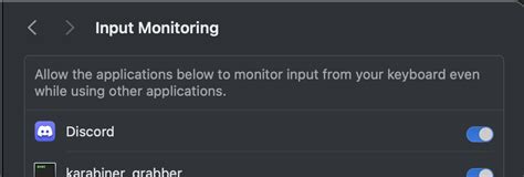 how to check the status of the input monitoring permission in my