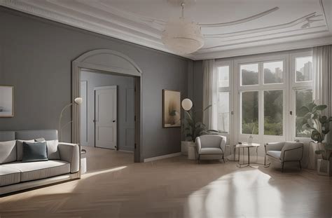 소파가 있는 거실이 있습니다 Seaart Ai