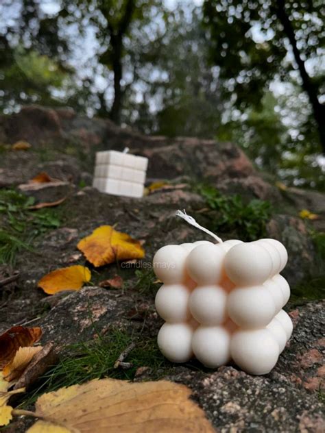 Соєві свічки Bubble кубик рубіка ручної роботи формовые свечи — цена 150 грн в каталоге