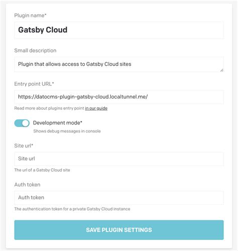 Github Gatsbyjsdatocms Plugin Gatsby Cloud
