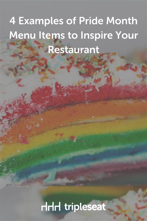 4 Examples Of Pride Month Menu Items To Inspire Your Restaurant