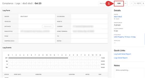 How To Edit Odometer Readings In Drivers Logs On The Fleet Dashboard Motive Help Center