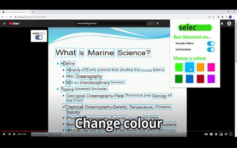 Selectext Copy Text From Videos For Google Chrome Extension Download