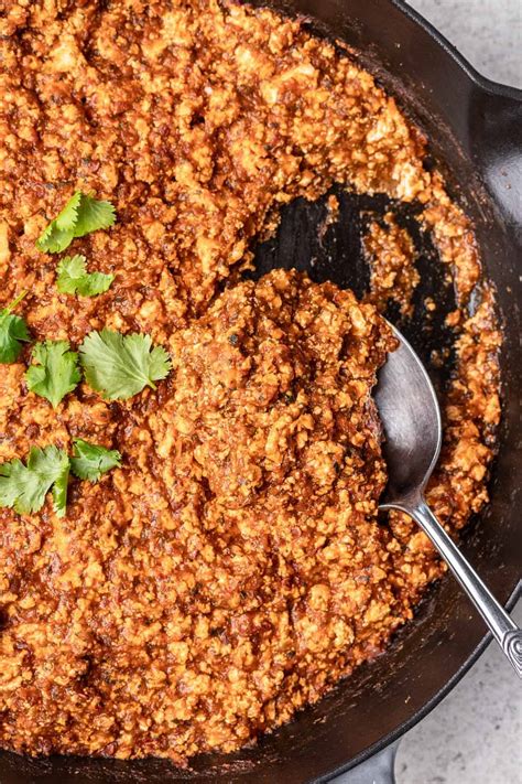 The Best Copycat Chipotle Sofritas Vegan Braised Tofu Home Cooked Roots