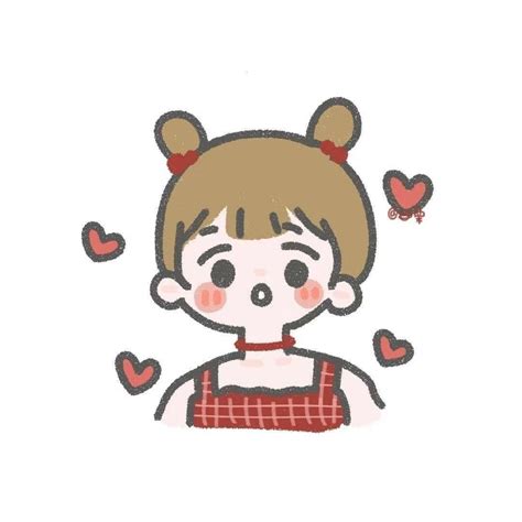 9개의 프사 아이디어 귀여운 그림 귀여운 만화 배경화면 일러스트레이션