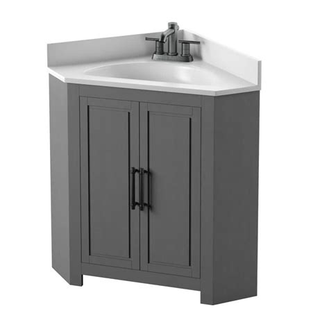 Incredible Ideas Of Corner Bathroom Sink Vanity Home Depot Photos