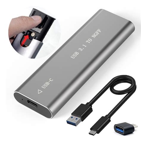 Adapter Dysku Kiesze Na Dysk Ssd M Usb C Obudowa M Do Sata Ngff Usb Sklep Opinie
